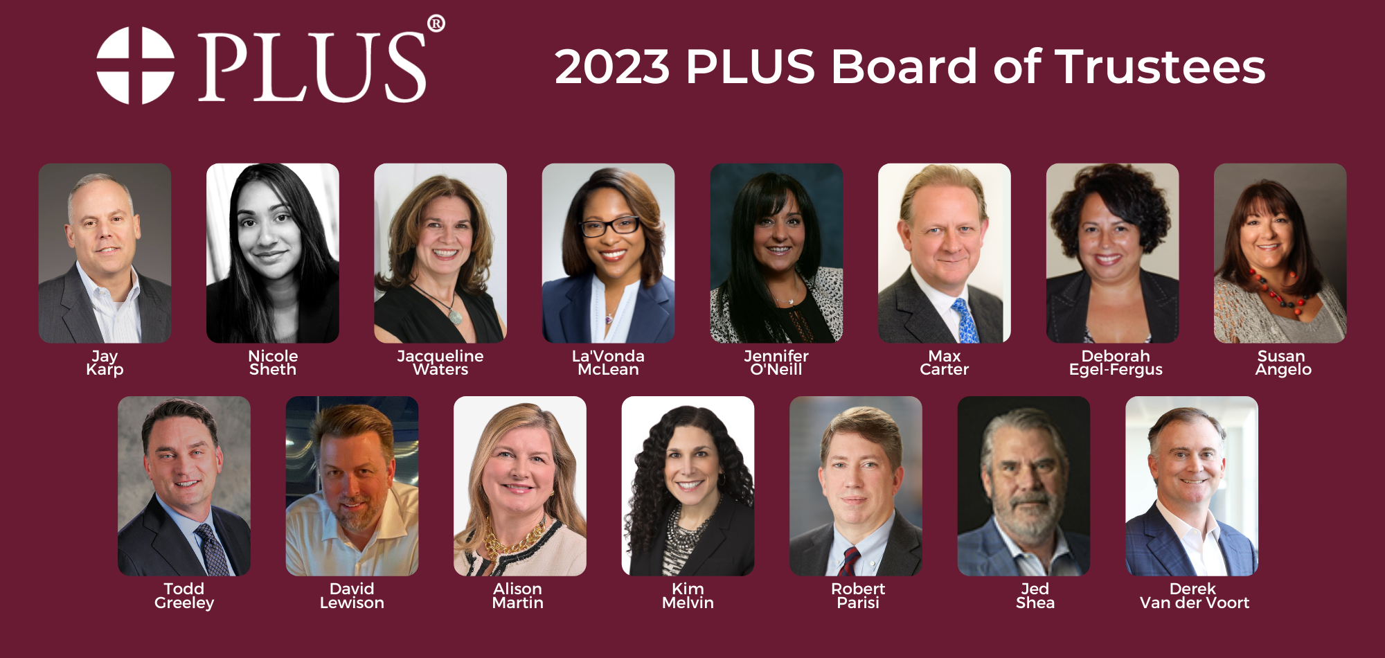PLUS 2023 Board of Trustees and Executive Committee Additions Announced ...